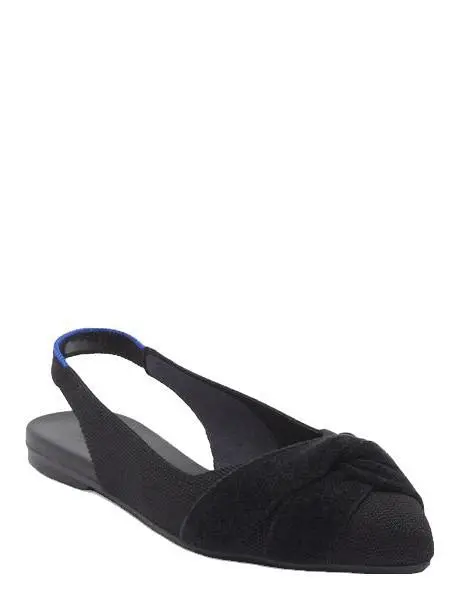 Rothy's Twist Point Slingback - Black