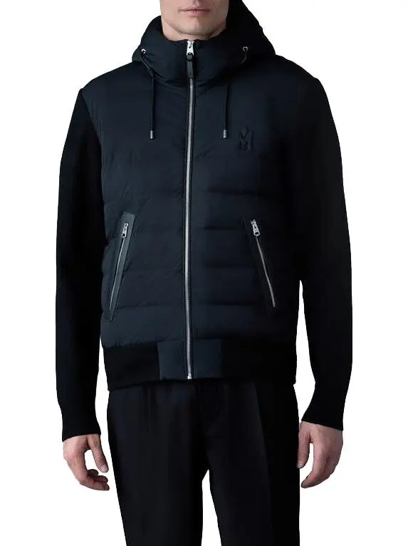 Mackage Andrew Quilted Down Mixed Media Jacket - Black