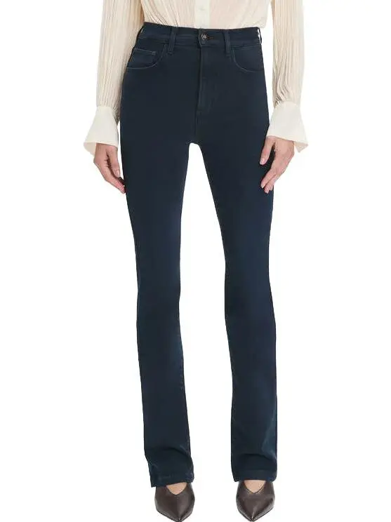 FAVORITE DAUGHTER The Valentina Super High Waist Mini Bootcut Jeans - Beverly