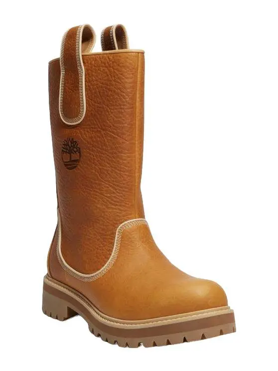 Timberland Vibram® Waterproof Tall Pull-on Boots - Wheat Full Grain