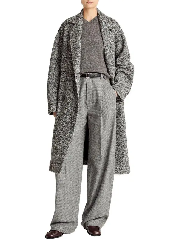 Vince Tweed Coat - Greystone