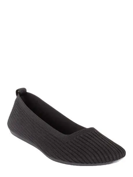 Tahari Vilamoura Knit Ballet Flat - Black