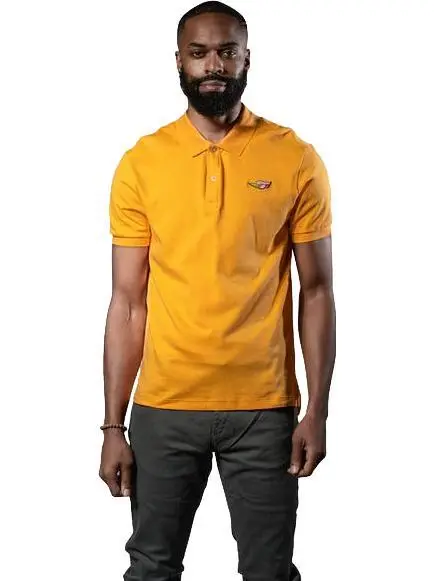WOODPECKER Pima Cotton Polo Shirt - Melon