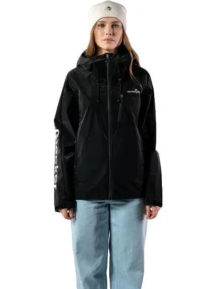 WOODPECKER Wind Shell Jacket - Black Diamond