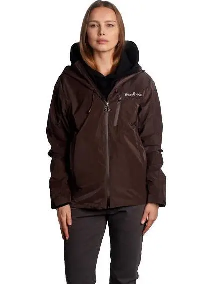 WOODPECKER Wind Shell Jacket - Mocha Diamond