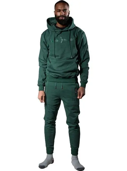 WOODPECKER Cotton Sweatsuit - Dark Green