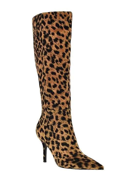 Guess Gressa Knee High Boots - Medium Brown