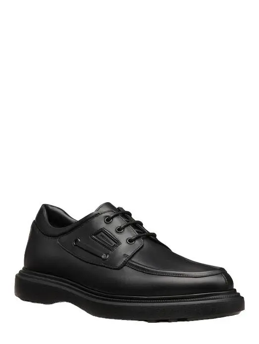 STUART WEITZMAN Carlos Moc-toe Leather Derby - Black