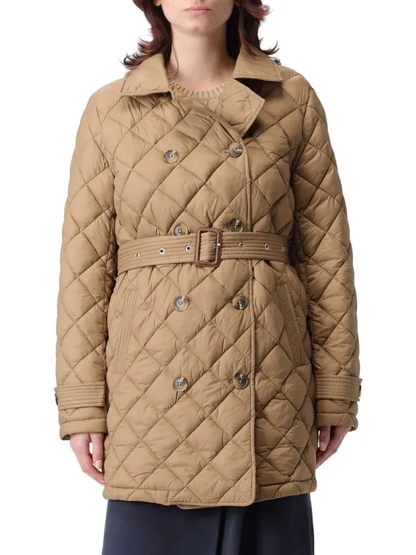 Ralph Lauren Belted Quilted Jacket - Brown