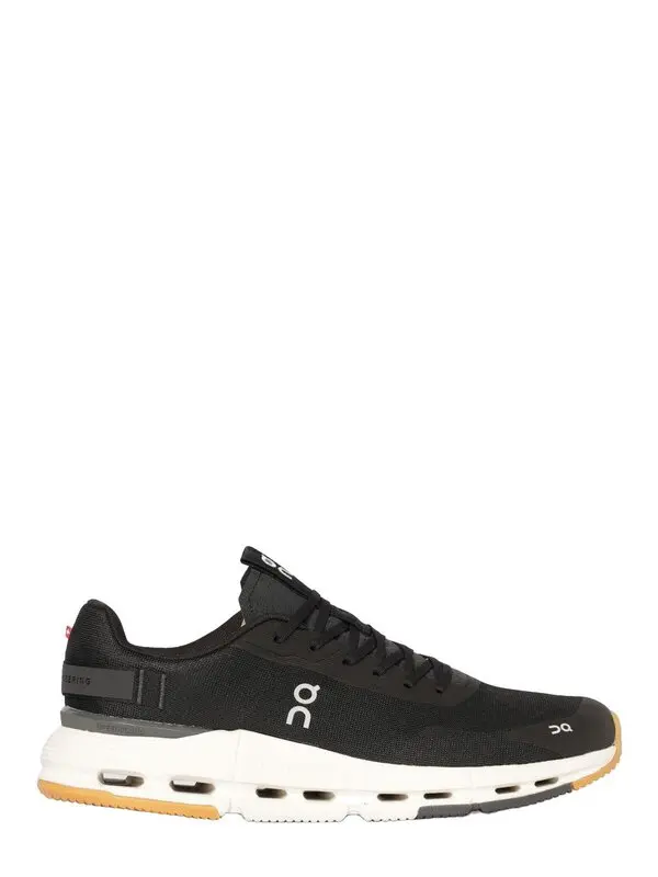 On Lace Up Sneakers - Black