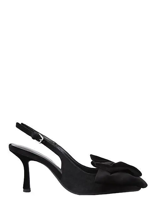Kurt Geiger Ana Velvet Courts - Black