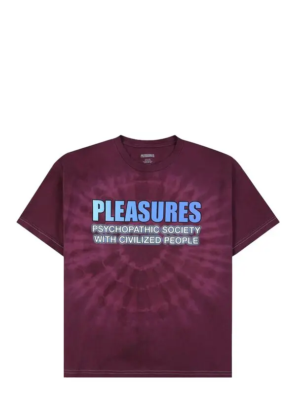 PLEASURES Civilized T-shirt Dye - Purple