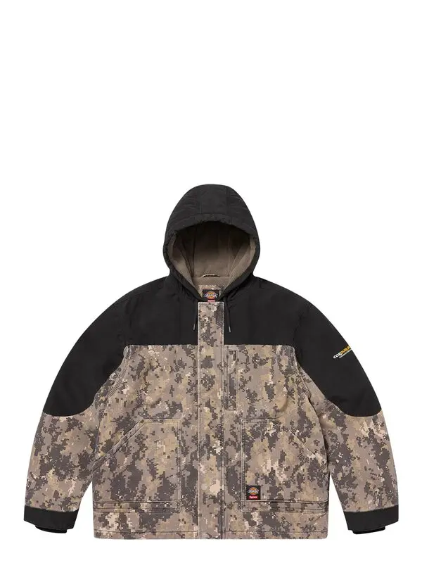 Supreme X Dickies Cordura Hooded Work Jacket - Brown