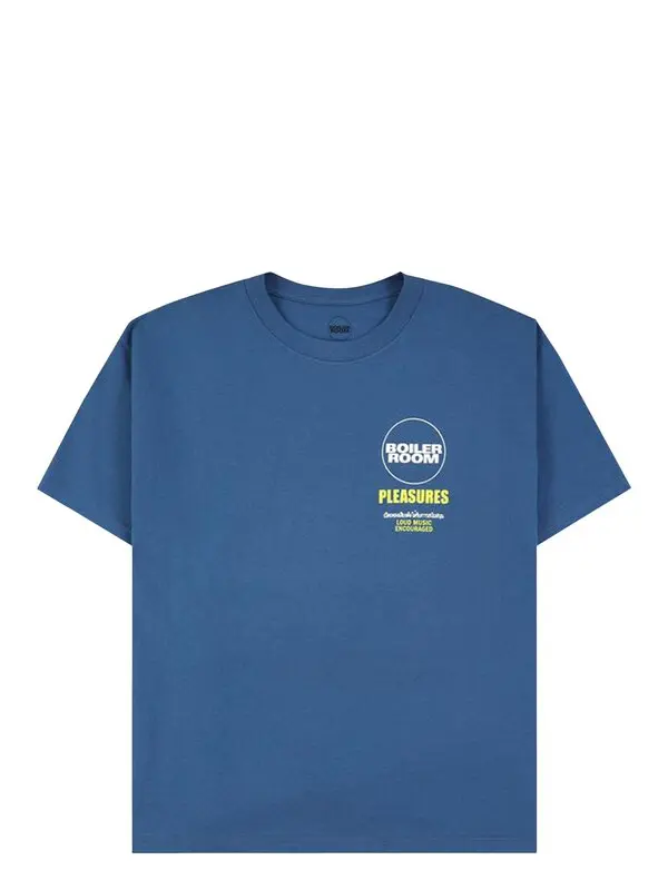 PLEASURES Turntable T-shirt - Blue