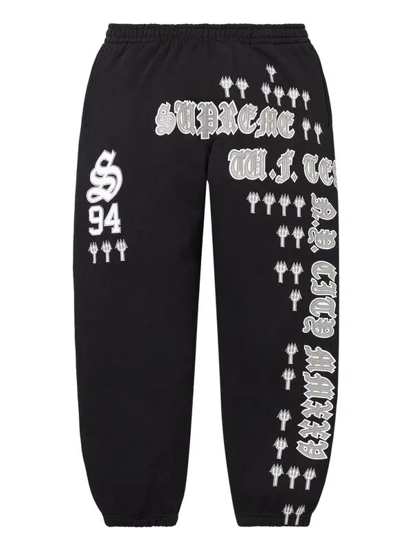 Supreme League Champs Sweatpant - Black