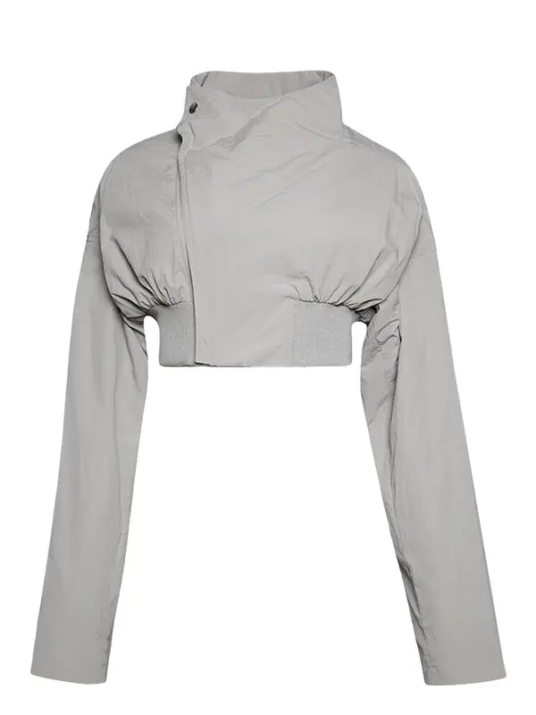 Rick Owens Hollywood Cropped Flight Bomber - White