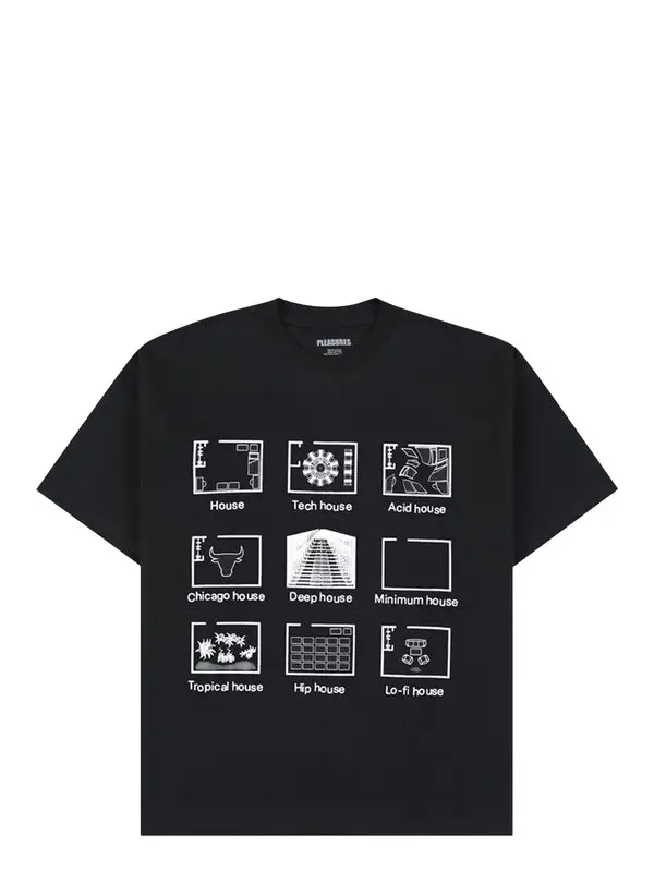 PLEASURES House Blend T-shirt - Black
