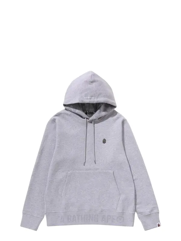 A BATHING APE One Point Pullover Hoodie - Grey