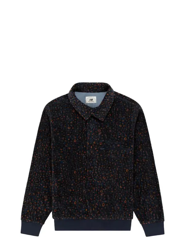 Aimé Leon Dore X New Balance Fleece Popover - Black