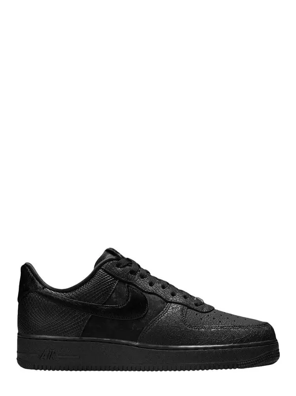 Nike Air Force 1 07 Lx Pony Hair Snakeskin - Black