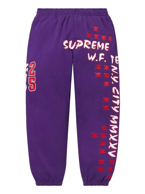 Supreme League Champs Sweatpant - Purple