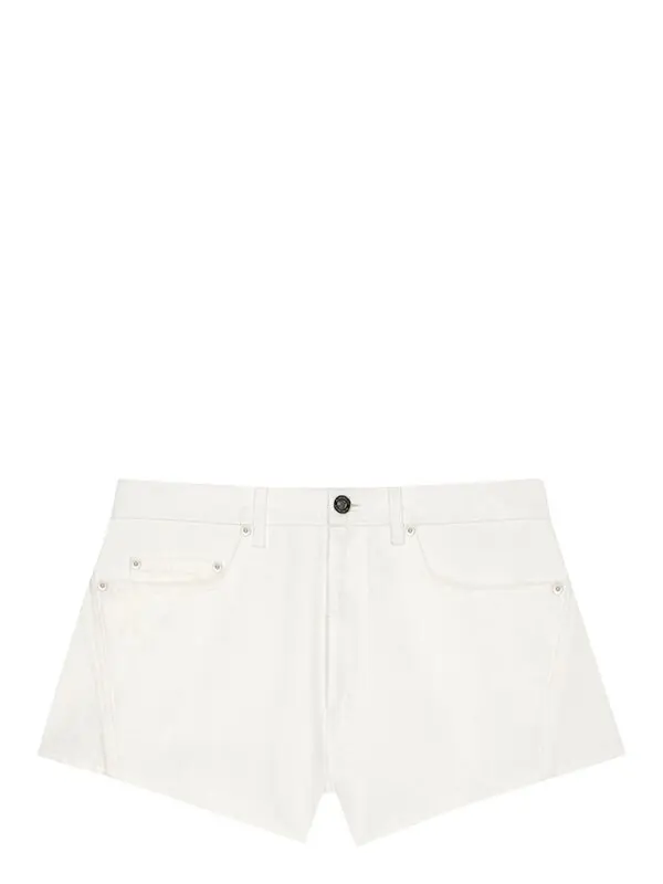 Givenchy Denim A-line Shorts - White