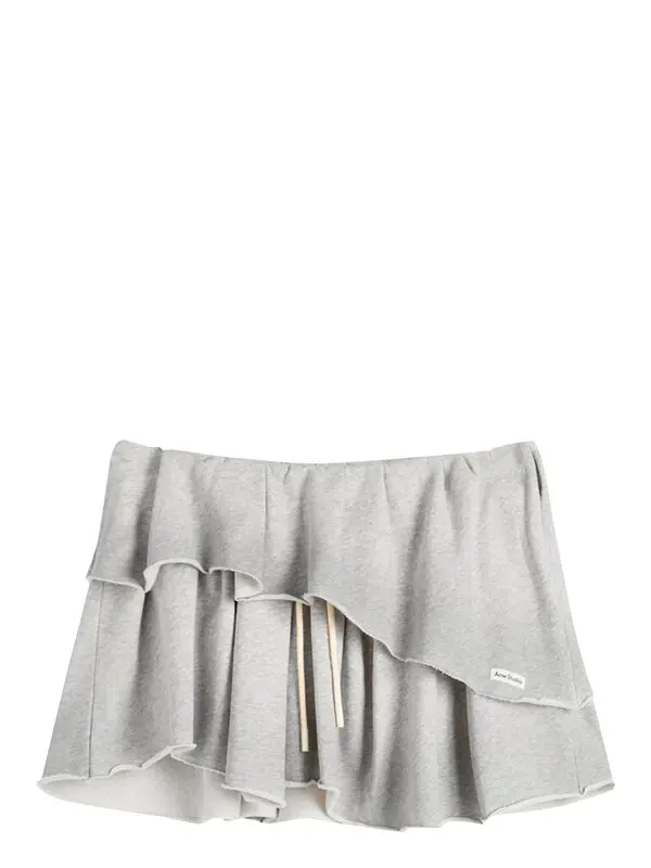 Acne Studios Felpa Mini Skirt - Grey