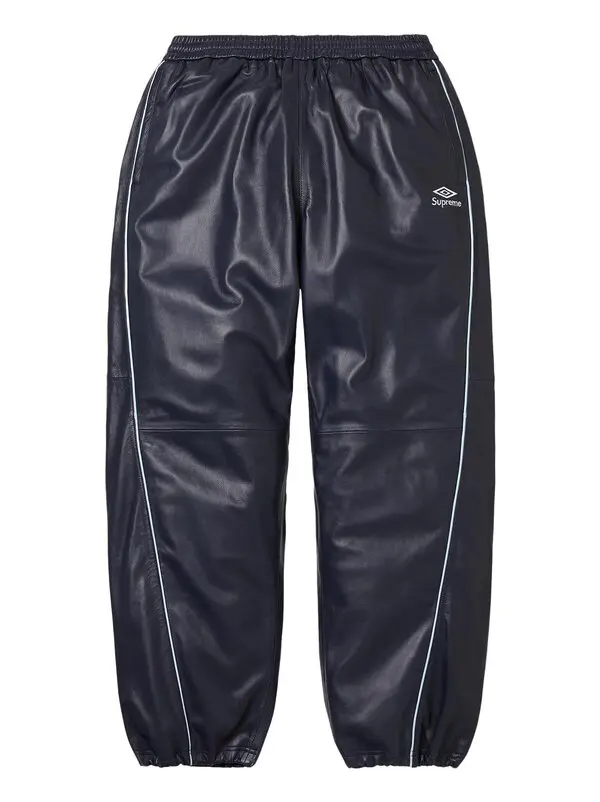 Supreme X Umbro Leather Track Pant - Blue