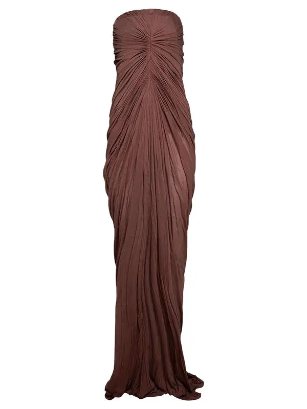 Rick Owens Radiance Bustier Gown - Red