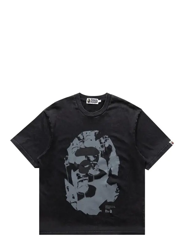 A BATHING APE Ape Head Relaxed Fit Tee - Black