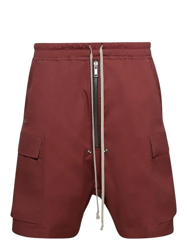 Rick Owens Cargobela Shorts - Red