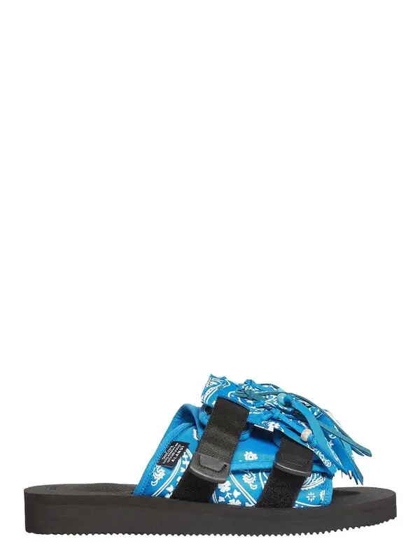 Suicoke Alanui X Moto-cab Fringed Sandals - Blue