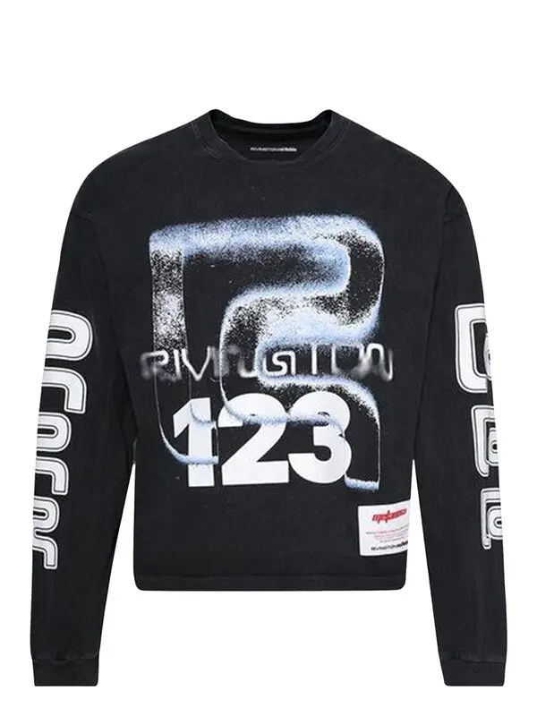 RIVINGTON ROI REBIS Meta Alma Cva Long Sleeve Tee - Black