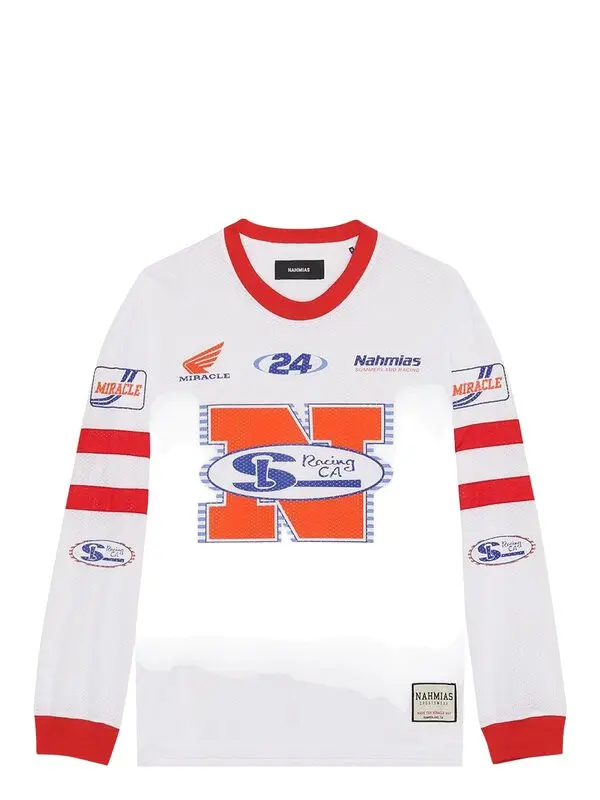 NAHMIAS Racing Mesh Jersey - White
