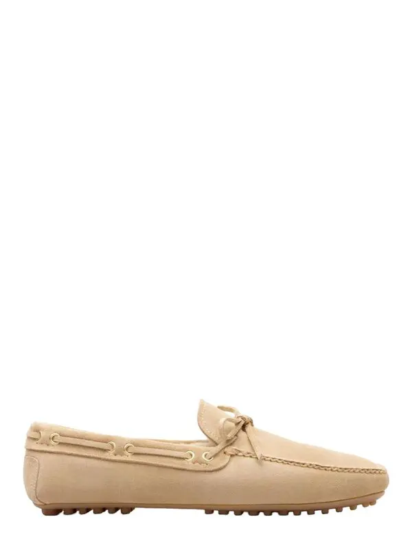 Car Shoe Loafer - Beige