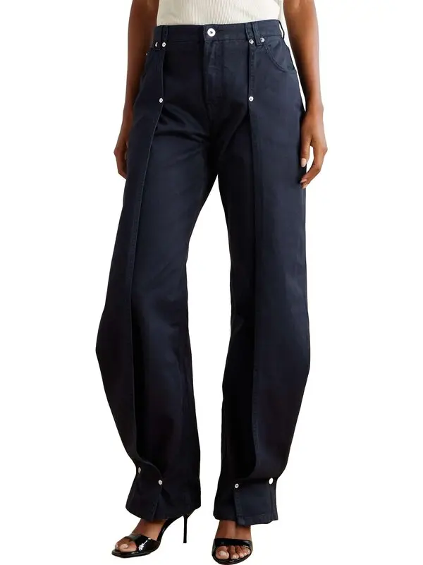 Jean Paul Gaultier High-rise Tapered Jeans - Blue
