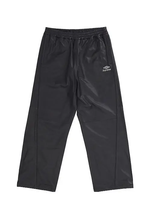 Supreme Umbro Leather Track Pant - Black