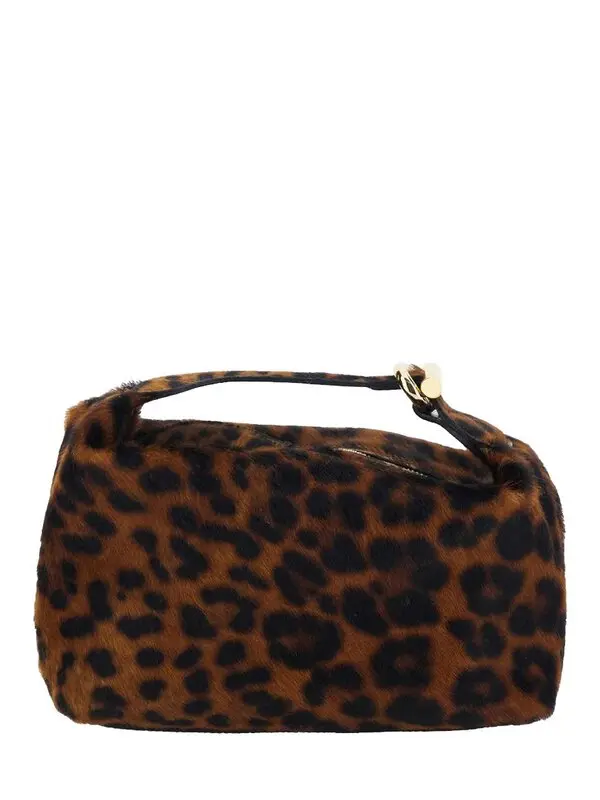 LIFFNER Pillow Micro' Leopard Print Handbag - Brown