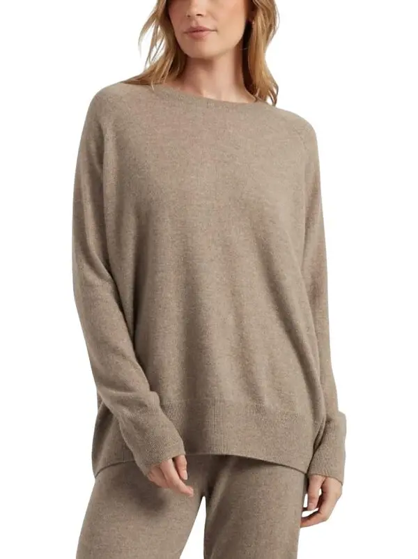 Chinti & Parker Pure Cashmere Slouchy Sweater - Warm Oatmeal