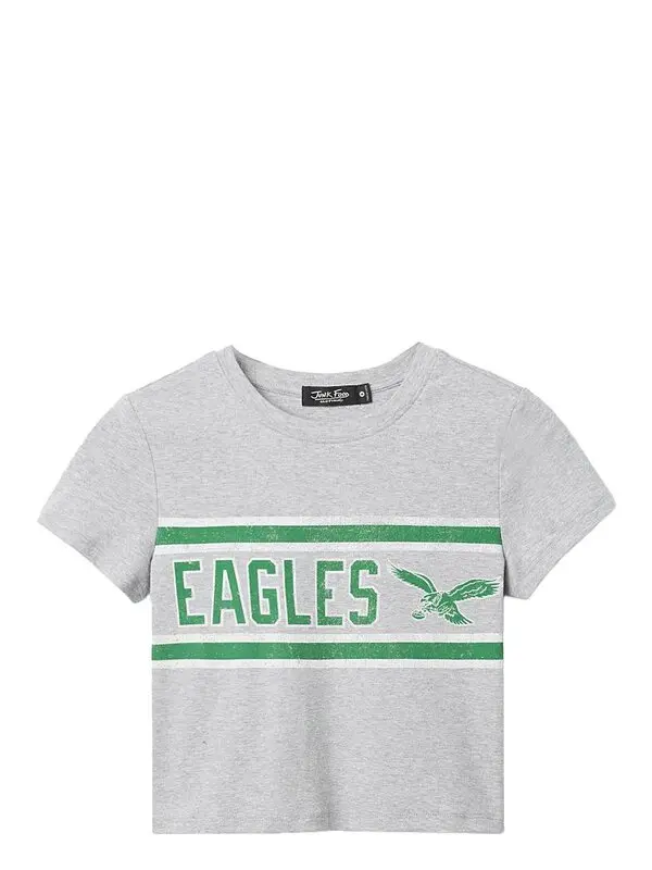 Junk Food Clothing Nfl Philadelphia Eagles Sideline Baby Tee - Heather Grey