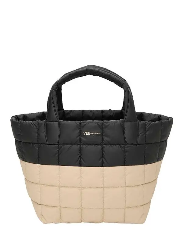 VEE COLLECTIVE Porter Tote Medium - Black/desert