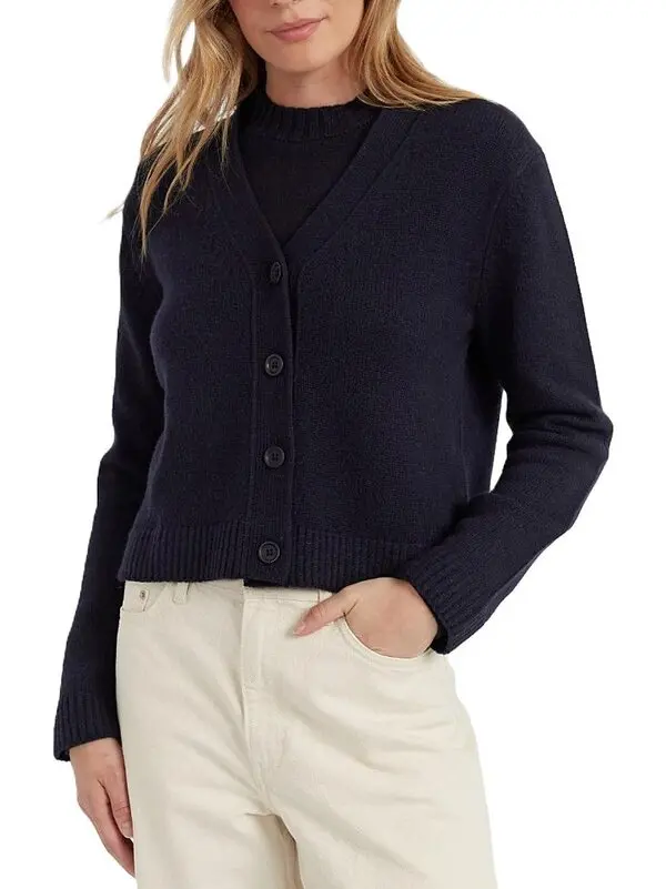 Chinti & Parker Cashmere Cardigan - Navy
