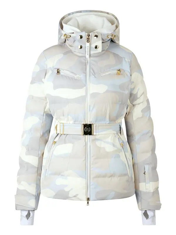 Bogner Ellya Quilted Jacket - Light Blue/cream