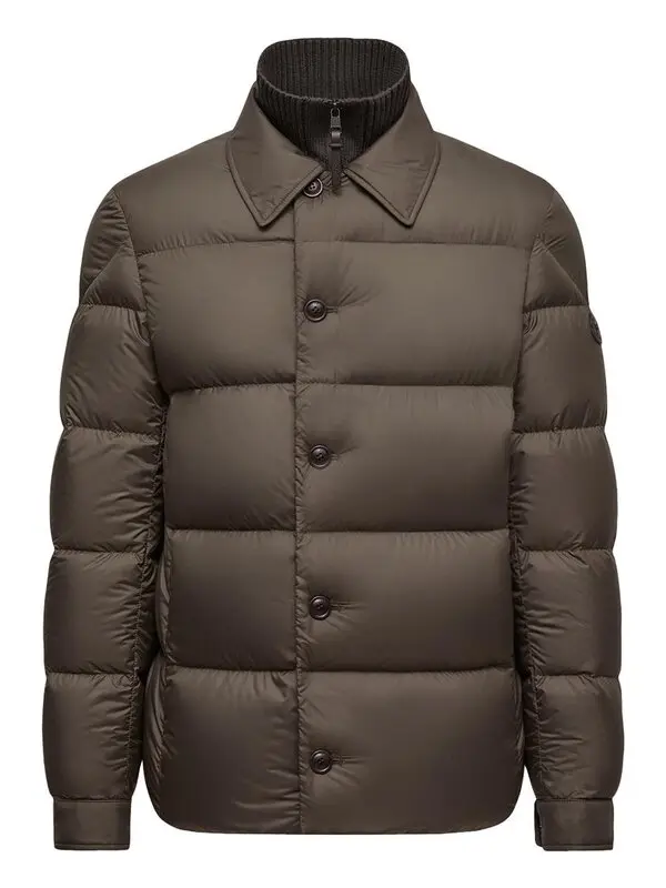 Moncler Padded Shirt Jacket - Green