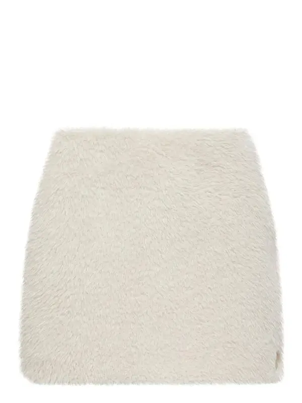 Moncler Teddy Mini Skirt - White