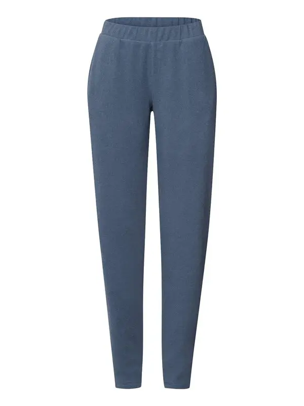 Hanro Organic Cotton-blend Easy Wear Trousers - Blue