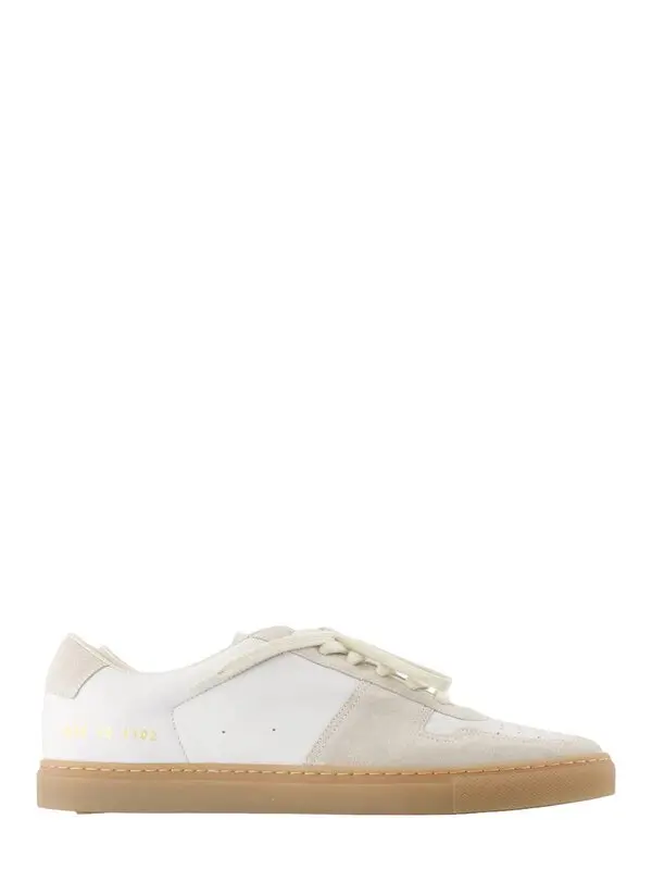 COMMON PROJECTS Bball Slim Gum Sole Sneakers - White