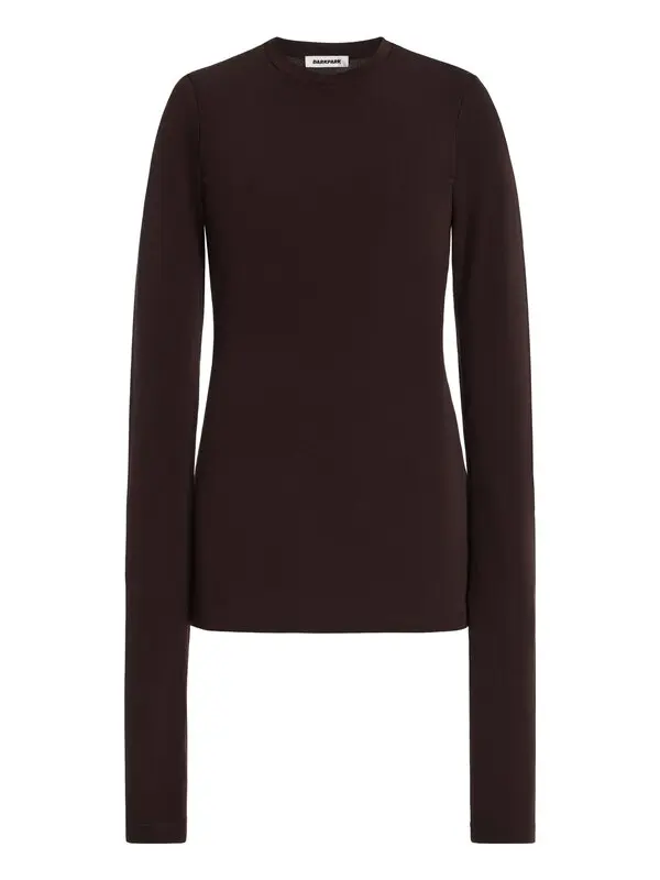 DARKPARK Camren Jersey Top - Brown