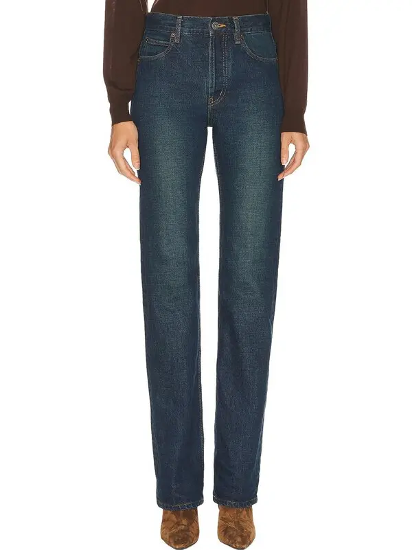 Saint Laurent Nico Straight Leg - Heritage Indigo
