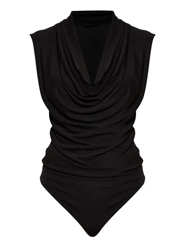 ANINE BING Jeanette Bodysuit - Black